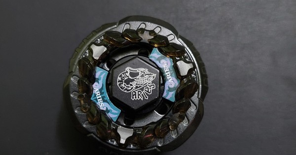 Takaratomy Beyblade Rock Aries Black Ver